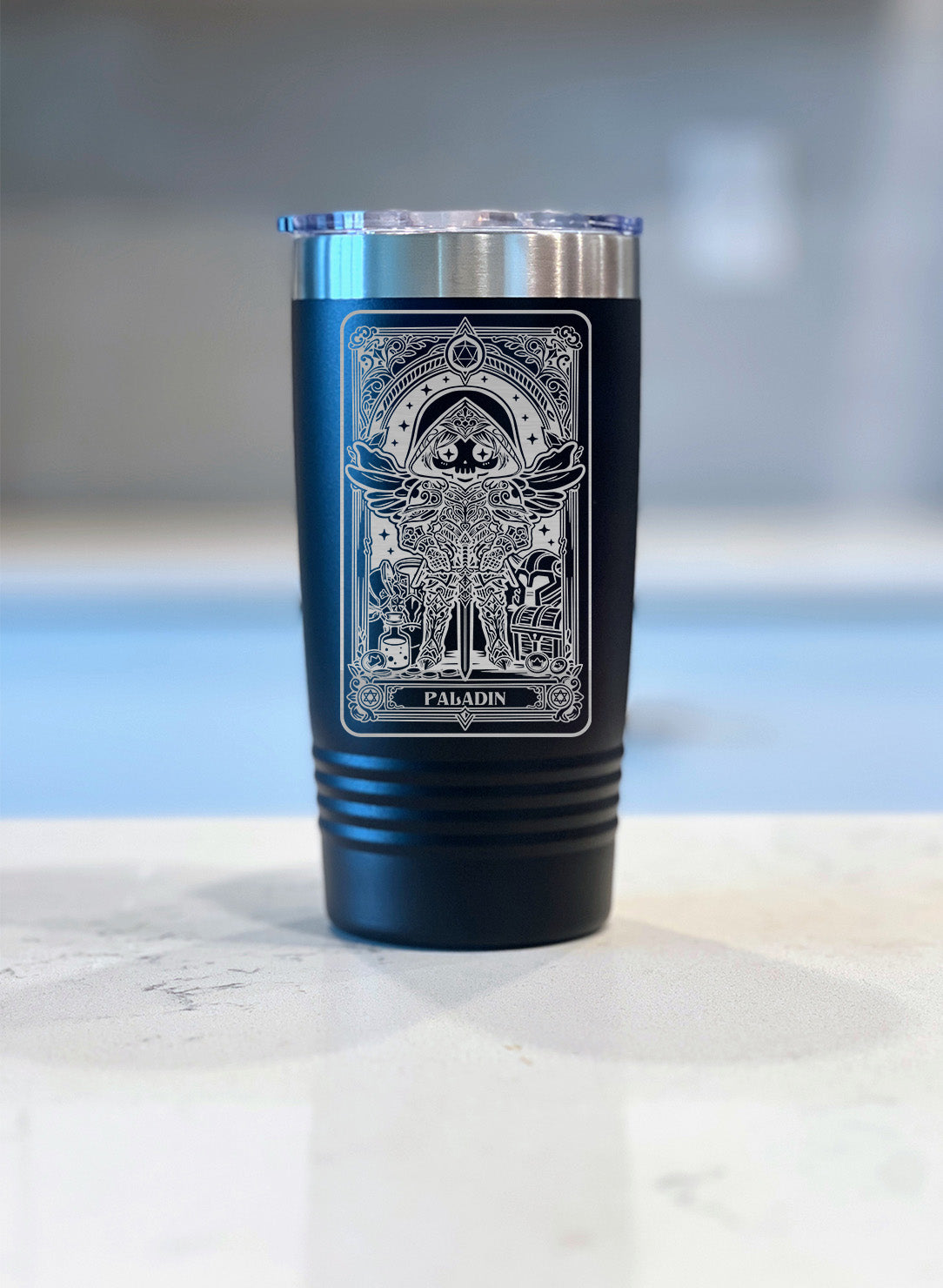 DnD Class Paladin Tarot Card! Engraved DnD Tumbler – Dungeons By Hand